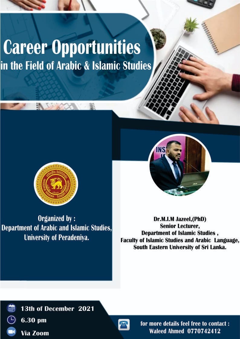 Department of Arabic & Islamic Civilization | Faculty of Arts ...