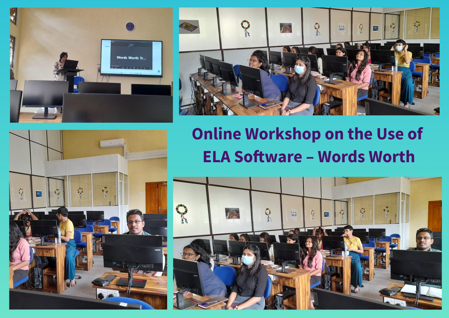 Department of English Language Teaching - » Online Workshop on the Use of ELA Software – Words Worth